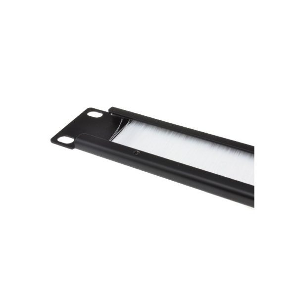 BLK-CABLE-MANP - Black Rack mount brush cable management panel - OM5